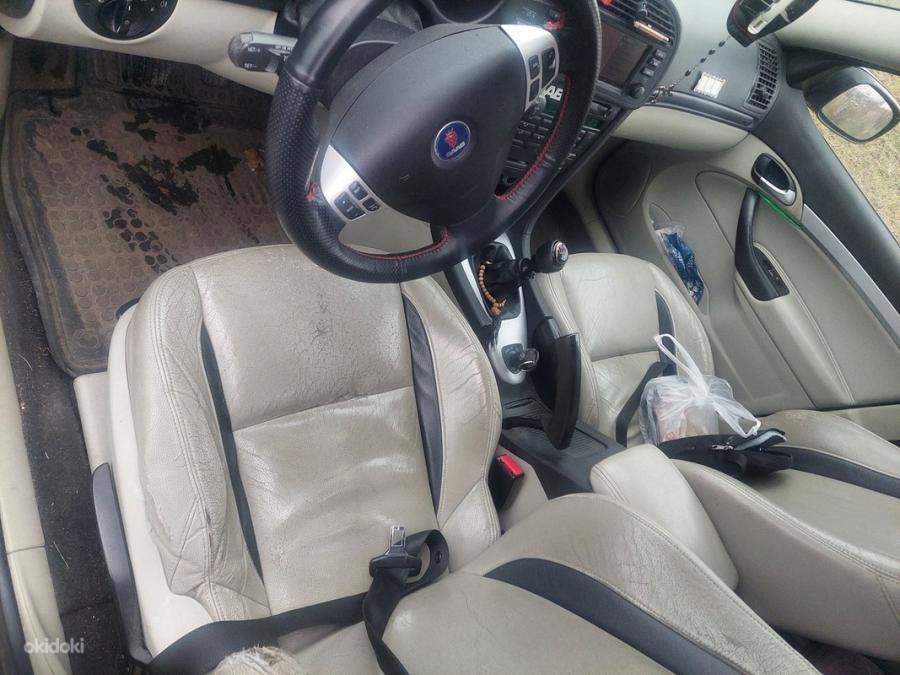 Melns Saab 9-3 2006 Kohtla-Jerve, ar dzinēja tilpumu 1.90 L un nobraukumu 418 tūkst. km par 1500 €, foto 21 vietnē AUTOMOTO.COM.LV