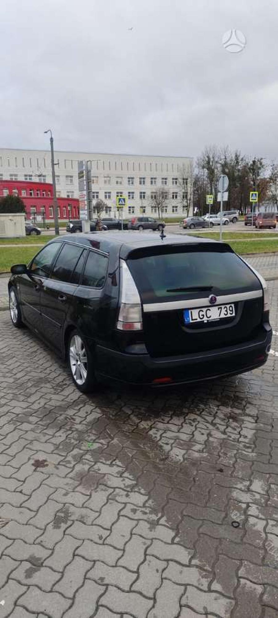 Melns Saab 9-3 2007 Kauņa, ar dzinēja tilpumu 1.91 L un nobraukumu 430 tūkst. km par 700 €, foto 3 vietnē AUTOMOTO.COM.LV