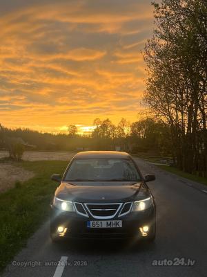 Black Saab 9-3 2007 in Tallinn, with an engine capacity of 1.90 L and mileage of 333 thousand km for 2450 €, photo  on AUTOMOTO.COM.LV