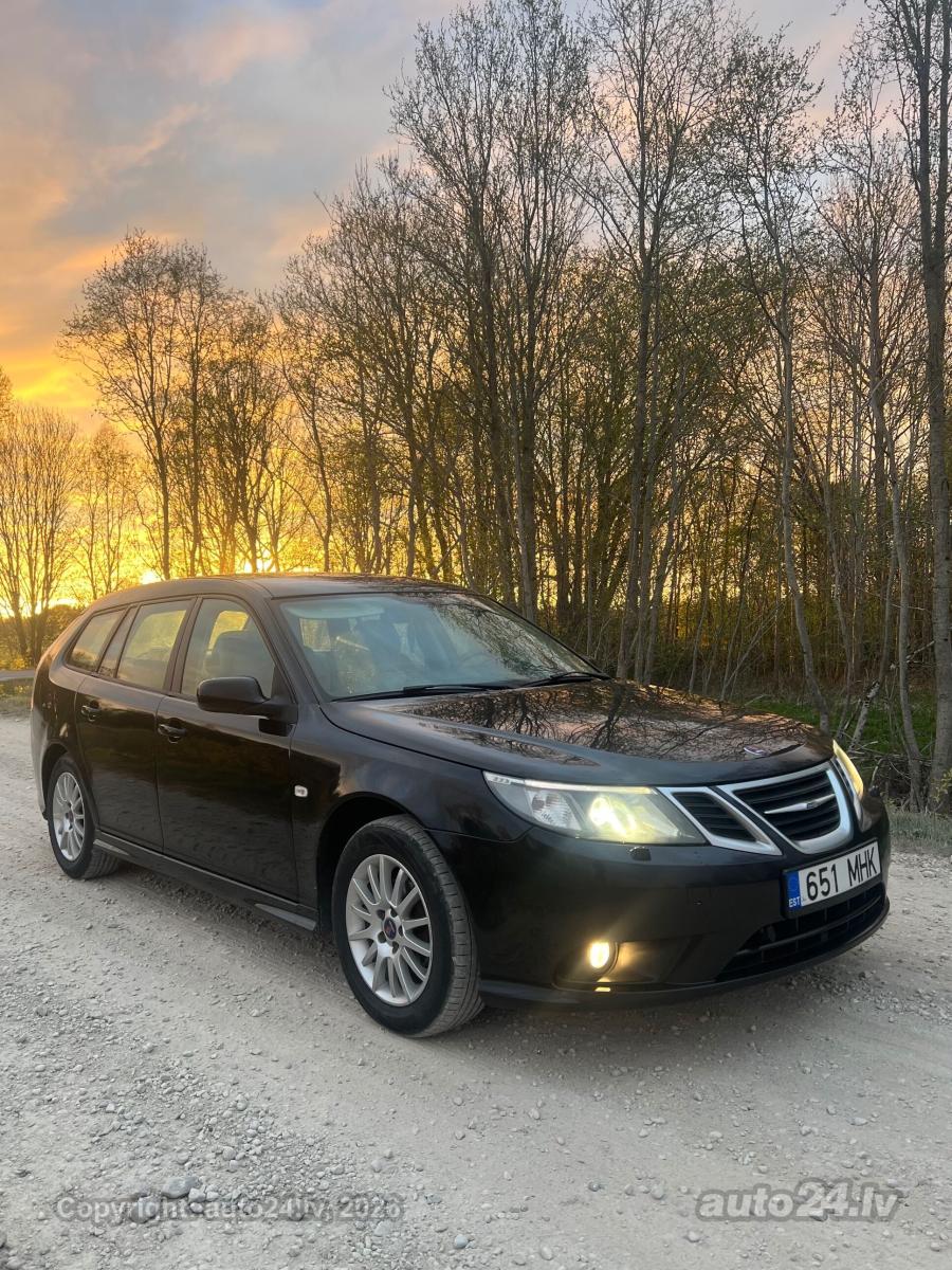 Black Saab 9-3 2007 in Tallinn, with an engine capacity of 1.90 L and mileage of 333 thousand km for 2450 €, photo 5 on AUTOMOTO.COM.LV