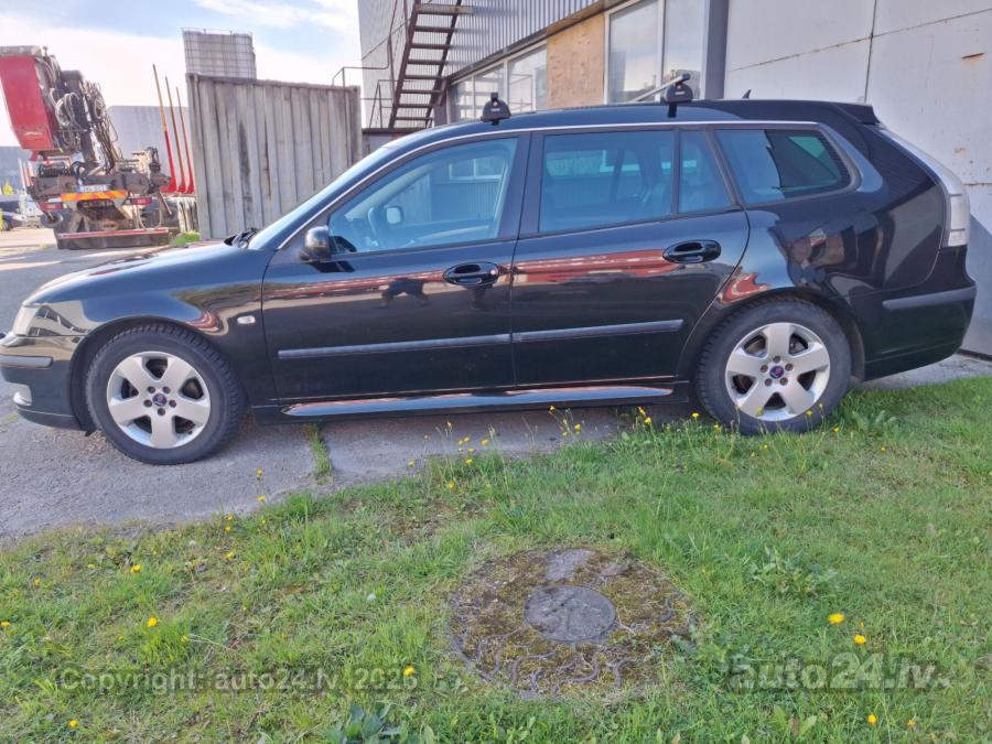 Черный Сааб 9-3 2007 в Тарту, объемом двигателя 1.90 л и пробегом 365 тыс. км за 2900 €, фото 7 на AUTOMOTO.COM.LV
