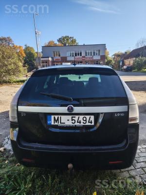 Black Saab 9-3 2007 in Dobele, with an engine capacity of 1.90 L and mileage of 328 thousand km for 2000 €, photo 5 on AUTOMOTO.COM.LV