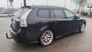 Black Saab 9-3 2008 in Riga, with an engine capacity of 1.90 L and mileage of 361 thousand km for 2990 €, photo 4 on AUTOMOTO.COM.LV