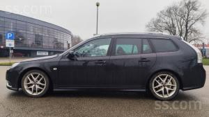 Black Saab 9-3 2008 in Riga, with an engine capacity of 1.90 L and mileage of 361 thousand km for 2990 €, photo 8 on AUTOMOTO.COM.LV