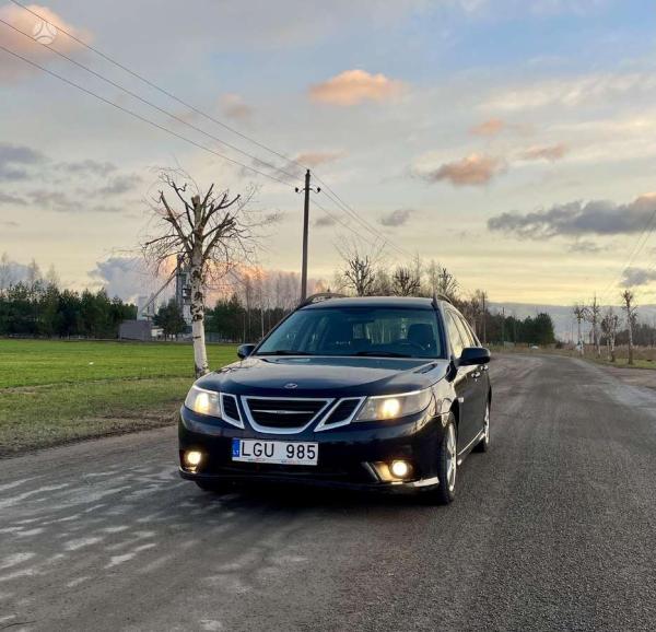 Black Saab 9-3 2008 in Kursenai, with an engine capacity of 1.90 L and mileage of 380 thousand km for 1950 €, photo 1 on AUTOMOTO.COM.LV