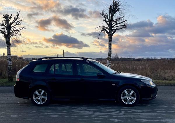 Black Saab 9-3 2008 in Vilnius, with an engine capacity of 1.90 L and mileage of 380 thousand km for 1799 €, photo 5 on AUTOMOTO.COM.LV