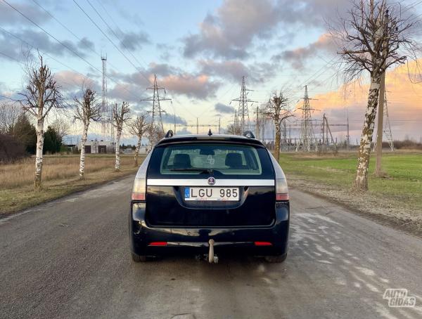 Black Saab 9-3 2008 in Vilnius, with an engine capacity of 1.90 L and mileage of 380 thousand km for 1799 €, photo 7 on AUTOMOTO.COM.LV