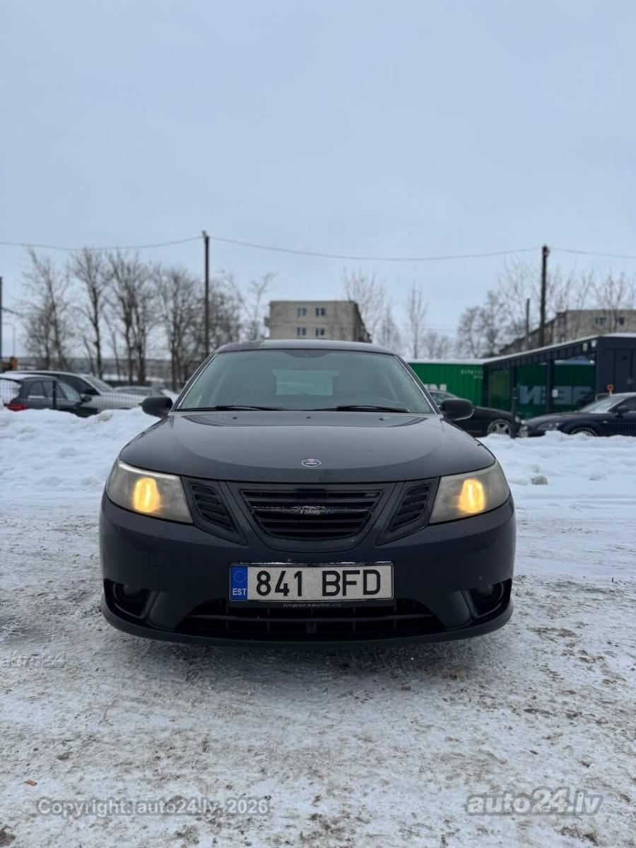 Black Saab 9-3 2008 in Tallinn, with an engine capacity of 1.90 L and mileage of 356 thousand km for 1399 €, photo 3 on AUTOMOTO.COM.LV