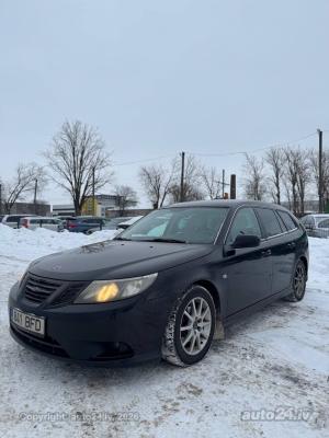 Black Saab 9-3 2008 in Tallinn, with an engine capacity of 1.90 L and mileage of 356 thousand km for 1399 €, photo 4 on AUTOMOTO.COM.LV