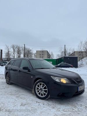 Black Saab 9-3 2008 in Tallinn, with an engine capacity of 1.90 L and mileage of 356 thousand km for 1399 €, photo 6 on AUTOMOTO.COM.LV