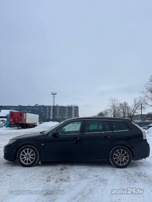 Black Saab 9-3 2008 in Tallinn, with an engine capacity of 1.90 L and mileage of 356 thousand km for 1399 €, photo 7 on AUTOMOTO.COM.LV