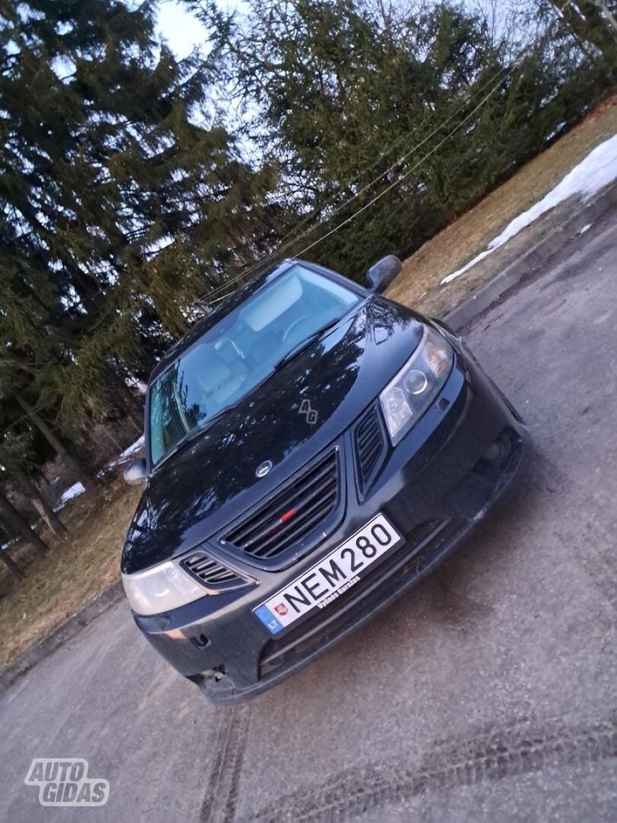 Black Saab 9-3 2008 in Alytus, with an engine capacity of 2.00 L and mileage of 400 thousand km for 800 €, photo 2 on AUTOMOTO.COM.LV