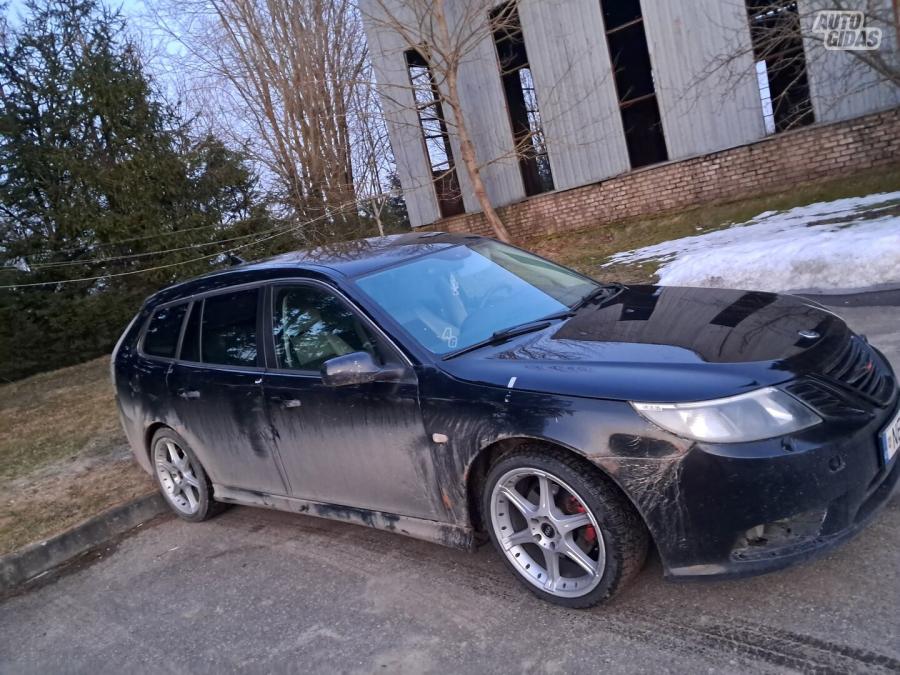 Black Saab 9-3 2008 in Alytus, with an engine capacity of 2.00 L and mileage of 400 thousand km for 800 €, photo 4 on AUTOMOTO.COM.LV
