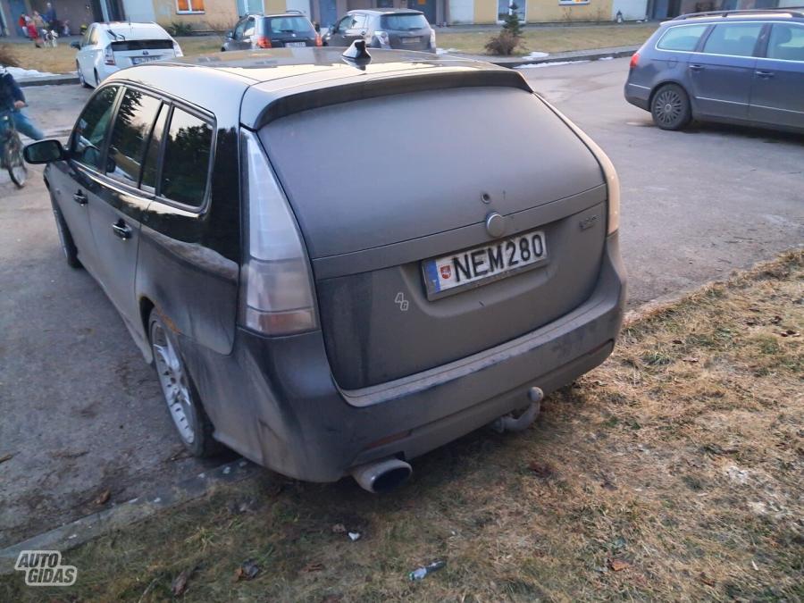 Black Saab 9-3 2008 in Alytus, with an engine capacity of 2.00 L and mileage of 400 thousand km for 800 €, photo 8 on AUTOMOTO.COM.LV