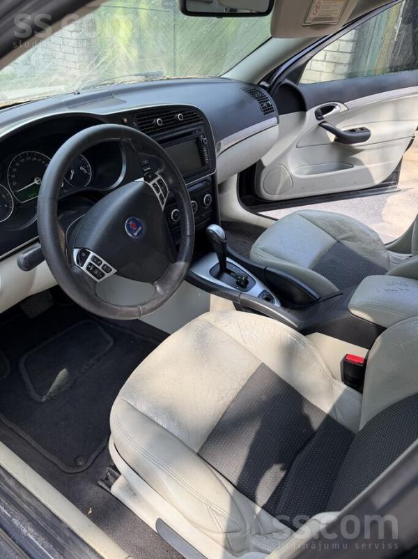 Melns Saab 9-3 2008 Rīga, ar dzinēja tilpumu 1.90 L un nobraukumu 363 tūkst. km par 2100 €, foto 5 vietnē AUTOMOTO.COM.LV
