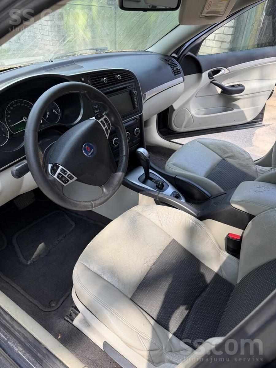 Melns Saab 9-3 2008 Rīga, ar dzinēja tilpumu 1.90 L un nobraukumu 363 tūkst. km par 2100 €, foto 6 vietnē AUTOMOTO.COM.LV