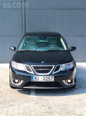 Black Saab 9-3 2008 in Riga, with an engine capacity of 1.90 L and mileage of 430 thousand km for 2500 €, photo 3 on AUTOMOTO.COM.LV