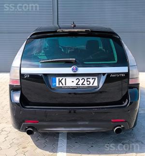 Black Saab 9-3 2008 in Riga, with an engine capacity of 1.90 L and mileage of 430 thousand km for 2500 €, photo 7 on AUTOMOTO.COM.LV
