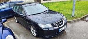 Black Saab 9-3 2008 in Alytus, with an engine capacity of 1.90 L and mileage of 329 thousand km for 1200 €, photo 3 on AUTOMOTO.COM.LV