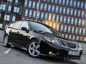 Черный Сааб 9-3 2008 в Рига, объемом двигателя 1.90 л и пробегом 363 тыс. км за 2500 €, фото 9 на AUTOMOTO.COM.LV