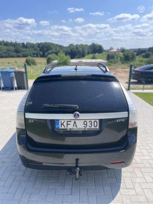 Black Saab 9-3 2008 in Vilnius, with an engine capacity of 1.91 L and mileage of 347 thousand km for 1750 €, photo 6 on AUTOMOTO.COM.LV