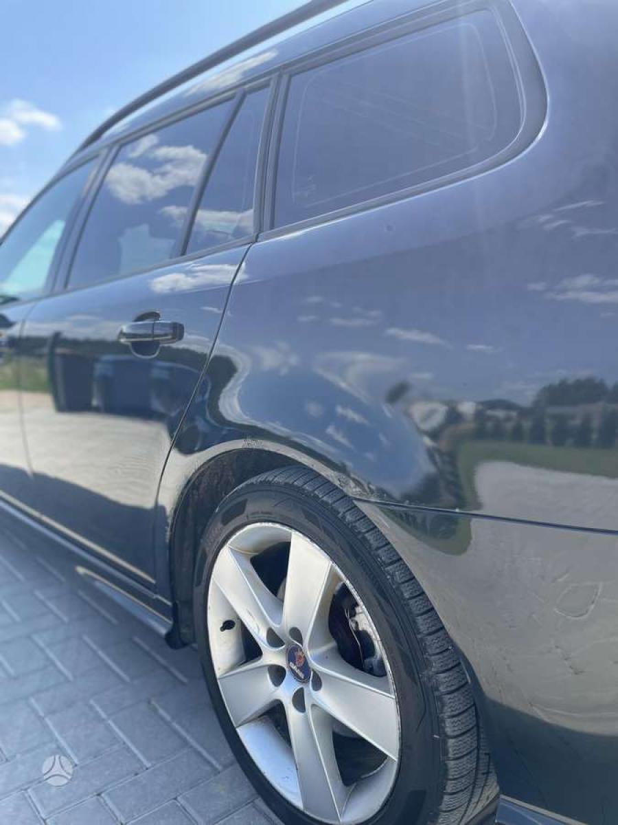 Black Saab 9-3 2008 in Vilnius, with an engine capacity of 1.91 L and mileage of 347 thousand km for 1750 €, photo 11 on AUTOMOTO.COM.LV