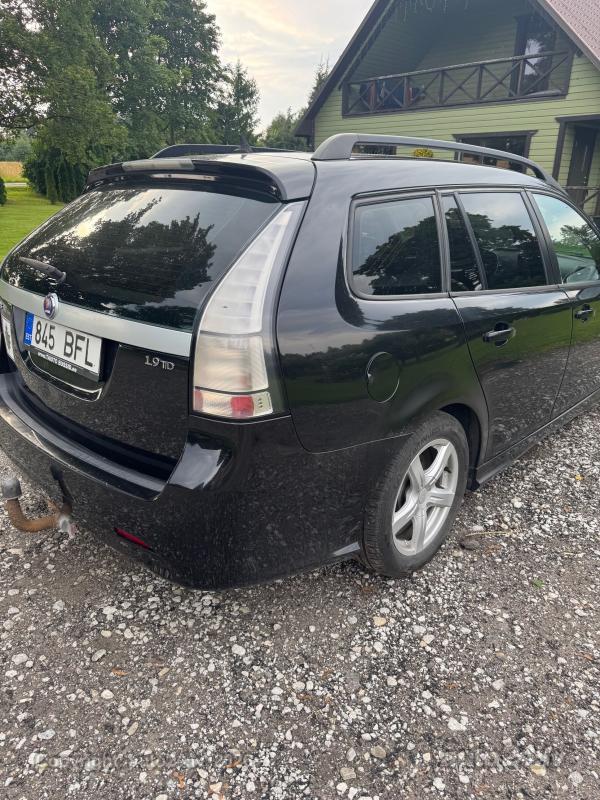 Black Saab 9-3 2008 in Rapla, with an engine capacity of 1.90 L and mileage of 0 thousand km for 1000 €, photo 1 on AUTOMOTO.COM.LV