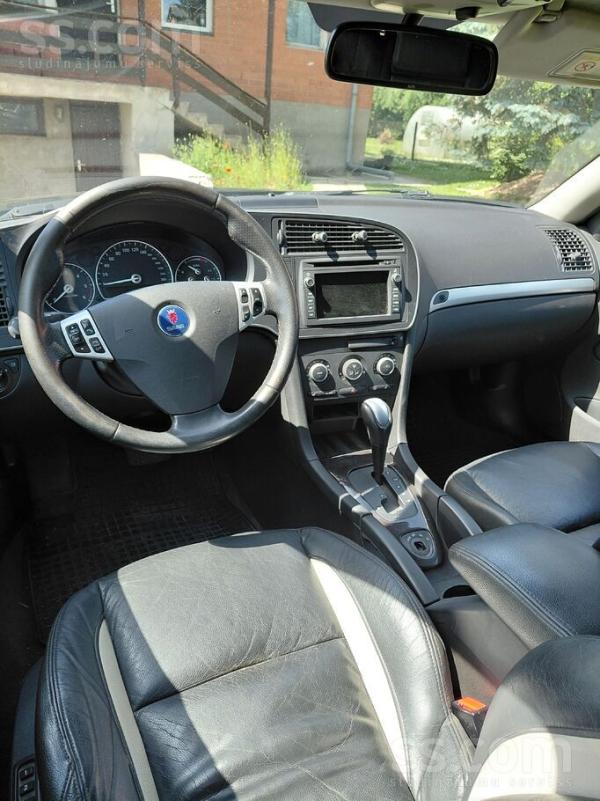 Black Saab 9-3 2008 in Ogre, with an engine capacity of 1.90 L and mileage of 350 thousand km for 1950 €, photo 8 on AUTOMOTO.COM.LV