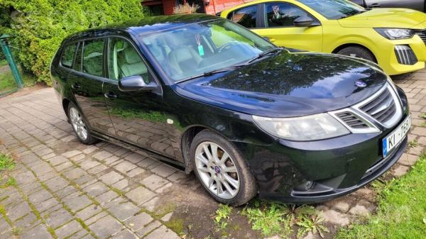 Сааб 9-3 2008 в Рига на AUTOMOTO.COM.LV Черный Сааб 9-3 2008 в Рига, объемом двигателя 1.90 л и пробегом 424 тыс. км за 1000 €, фото 4 на AUTOMOTO.COM.LV