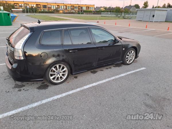 Black Saab 9-3 2008 in Tallinn, with an engine capacity of 1.90 L and mileage of 385 thousand km for 2490 €, photo 3 on AUTOMOTO.COM.LV