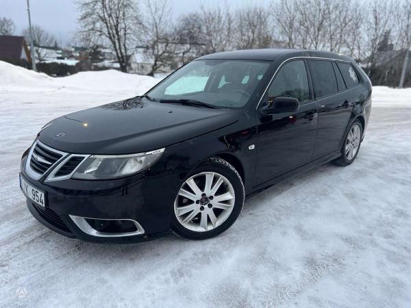 Black Saab 9-3 2009 in Ukmerge, with an engine capacity of 1.90 L and mileage of 330 thousand km for 2250 €, photo 1 on AUTOMOTO.COM.LV