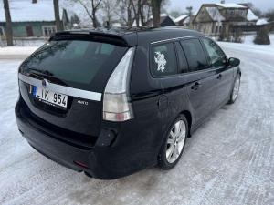 Black Saab 9-3 2009 in Ukmerge, with an engine capacity of 1.90 L and mileage of 330 thousand km for 2250 €, photo 5 on AUTOMOTO.COM.LV