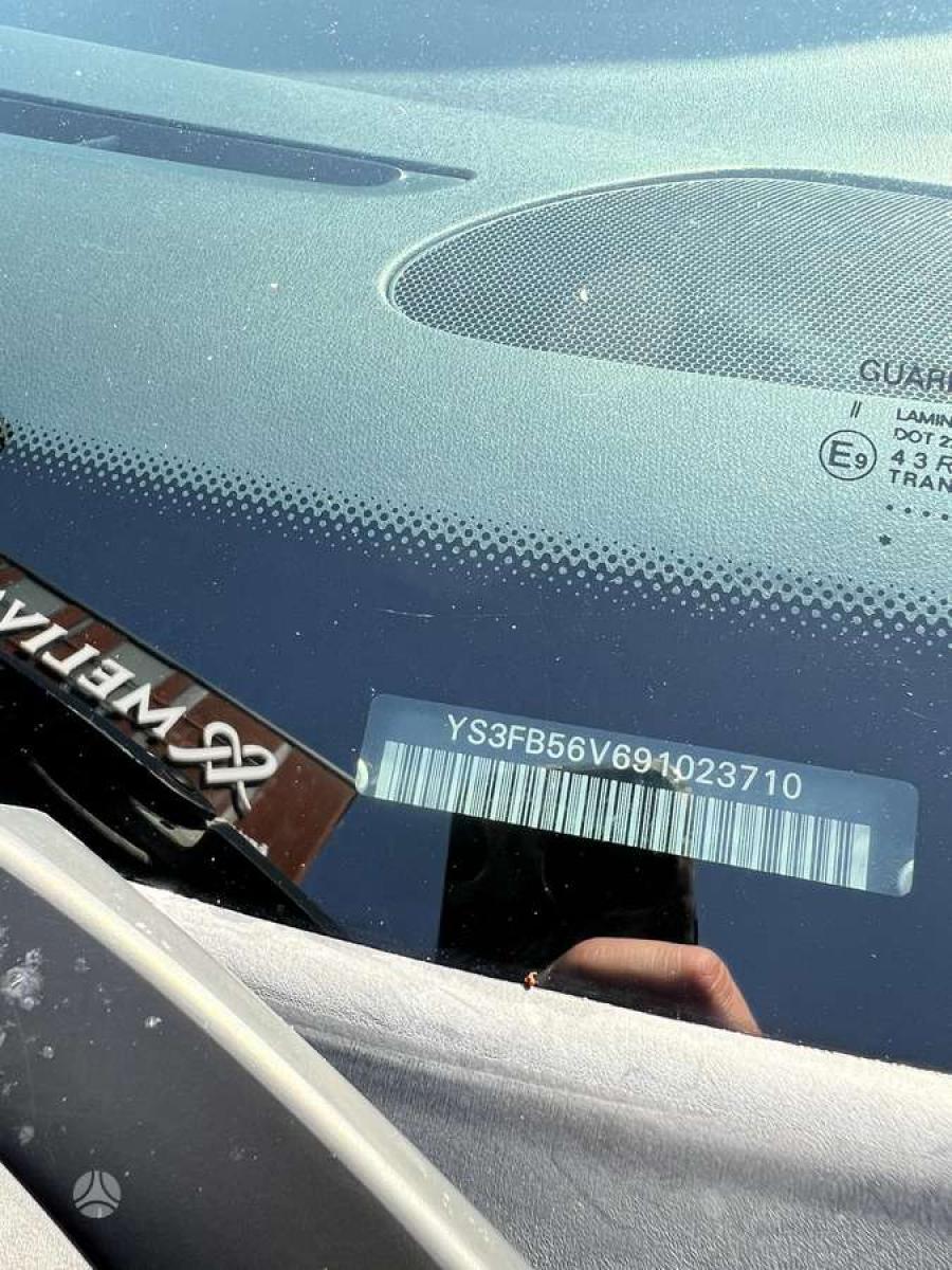 Black Saab 9-3 2009 in Kaunas, with an engine capacity of 1.91 L and mileage of 337 thousand km for 1100 €, photo 17 on AUTOMOTO.COM.LV