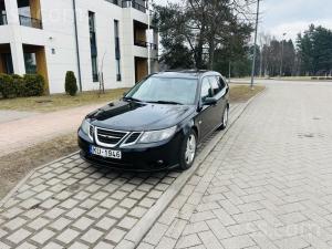 Черный Сааб 9-3 2010 в Рига, объемом двигателя 1.90 л и пробегом 243 тыс. км за 2690 €, фото  на AUTOMOTO.COM.LV