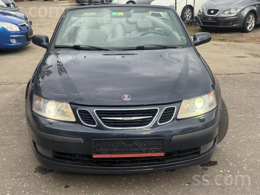 Blue Saab 9-3 2004 in Riga, with an engine capacity of 2.00 L and mileage of 204 thousand km for 3450 €, photo 1 on AUTOMOTO.COM.LV