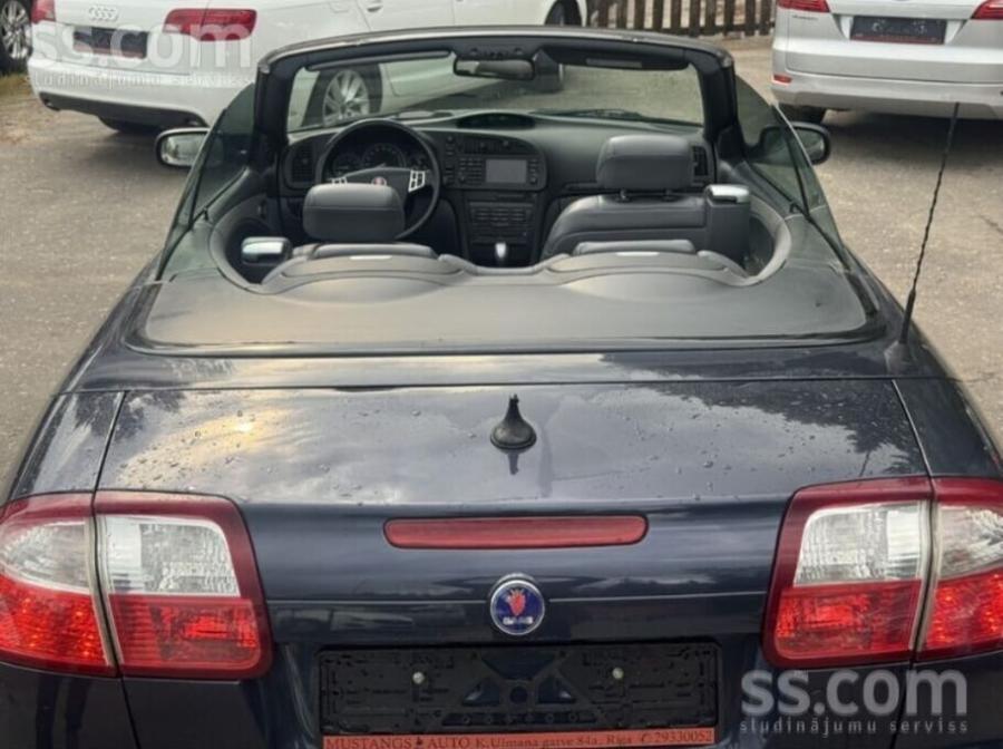 Blue Saab 9-3 2004 in Riga, with an engine capacity of 2.00 L and mileage of 208 thousand km for 3350 €, photo 6 on AUTOMOTO.COM.LV
