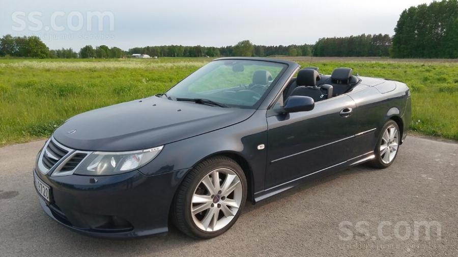 Blue Saab 9-3 2008 in Riga, with an engine capacity of 1.90 L and mileage of 192 thousand km for 8500 €, photo 1 on AUTOMOTO.COM.LV
