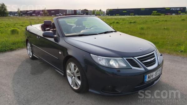 Zils Saab 9-3 2008 Rīga, ar dzinēja tilpumu 1.90 L un nobraukumu 192 tūkst. km par 8500 €, foto 2 vietnē AUTOMOTO.COM.LV