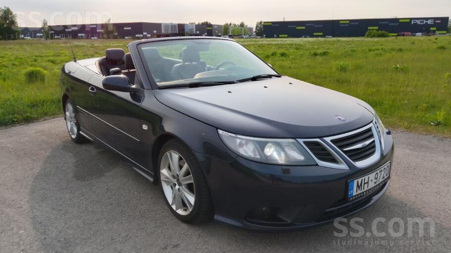 Blue Saab 9-3 2008 in Riga, with an engine capacity of 1.90 L and mileage of 192 thousand km for 8500 €, photo 3 on AUTOMOTO.COM.LV