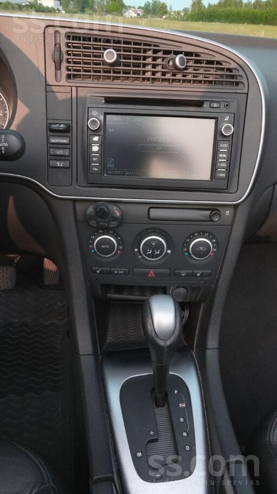 Blue Saab 9-3 2008 in Riga, with an engine capacity of 1.90 L and mileage of 192 thousand km for 8500 €, photo 10 on AUTOMOTO.COM.LV