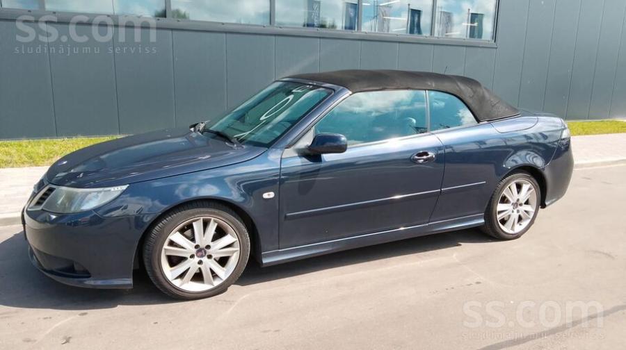 Blue Saab 9-3 2008 in Riga, with an engine capacity of 1.90 L and mileage of 192 thousand km for 8500 €, photo 17 on AUTOMOTO.COM.LV
