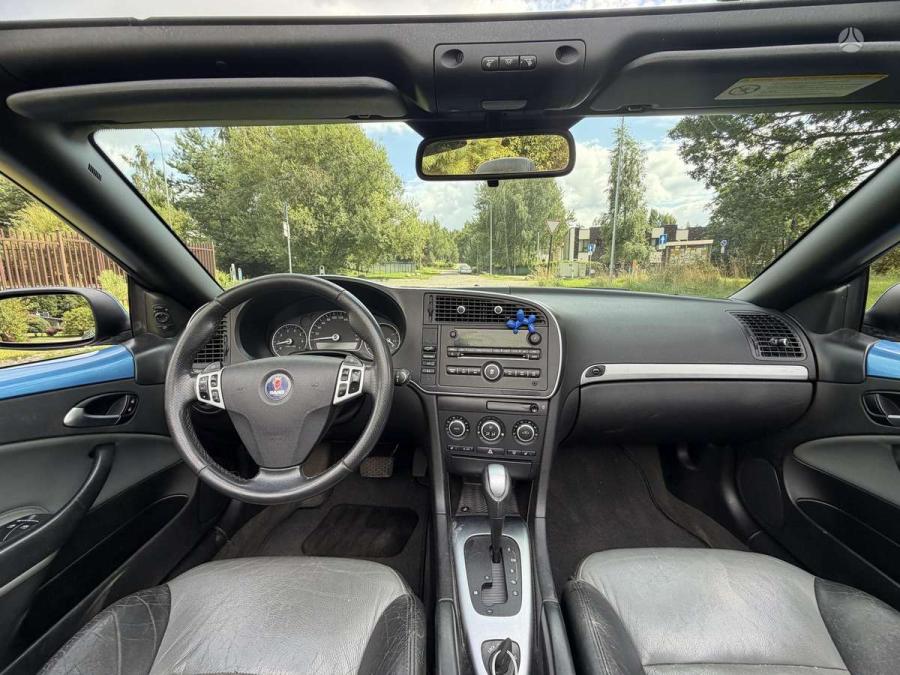 Zils Saab 9-3 2008 Viļņa, ar dzinēja tilpumu 2.00 L un nobraukumu 285 tūkst. km par 3750 €, foto 17 vietnē AUTOMOTO.COM.LV