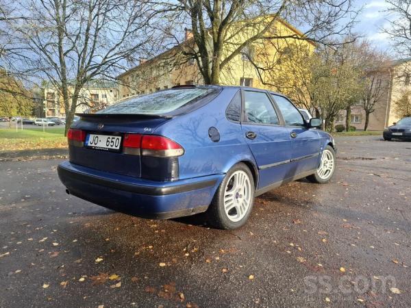 Синий Сааб 9-3 1999 в Цесис, объемом двигателя 2.00 л и пробегом 387 тыс. км за 1500 €, фото 4 на AUTOMOTO.COM.LV