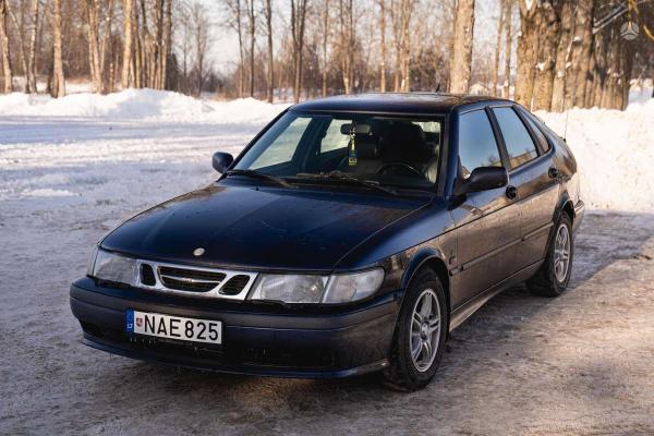 Blue Saab 9-3 2002 in Vilnius, with an engine capacity of 1.99 L and mileage of 354 thousand km for 900 €, photo 3 on AUTOMOTO.COM.LV