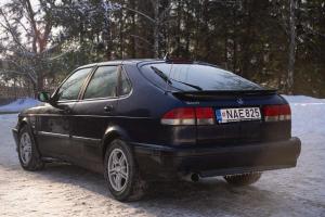 Blue Saab 9-3 2002 in Vilnius, with an engine capacity of 1.99 L and mileage of 354 thousand km for 900 €, photo 5 on AUTOMOTO.COM.LV