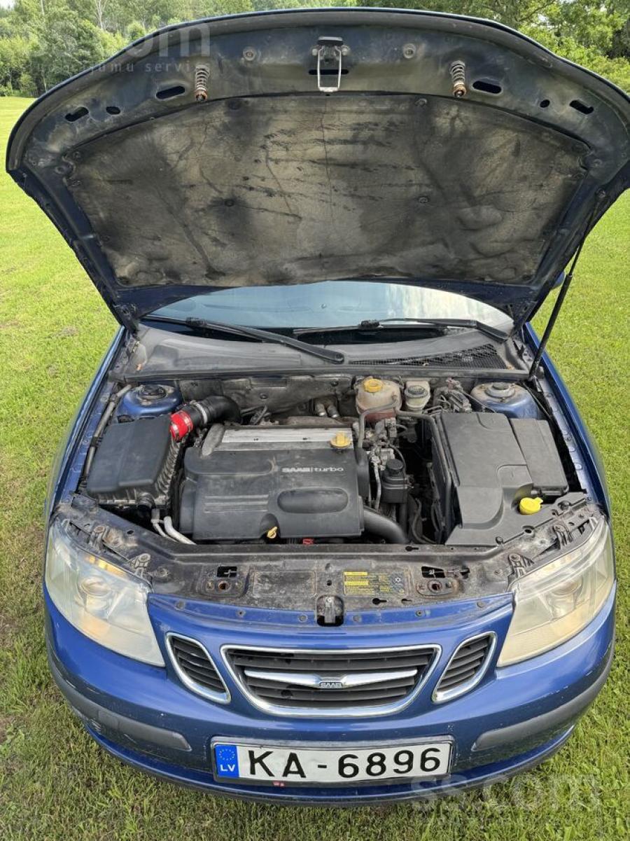 Blue Saab 9-3 2002 in Riga, with an engine capacity of 2.00 L and mileage of 330 thousand km for 600 €, photo 7 on AUTOMOTO.COM.LV