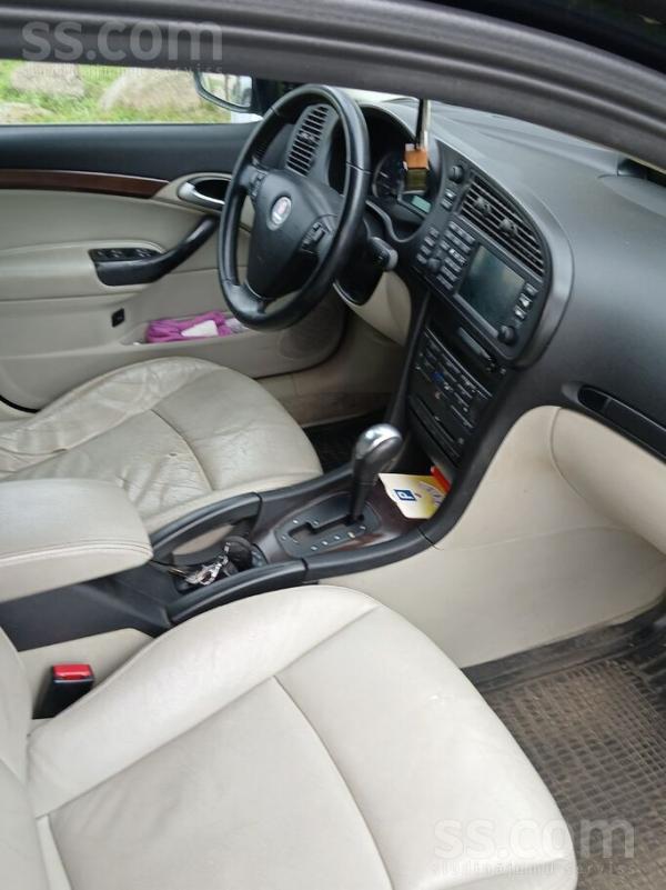 Blue Saab 9-3 2003 in Liepaja, with an engine capacity of 2.00 L and mileage of 0 thousand km for 1000 €, photo 3 on AUTOMOTO.COM.LV