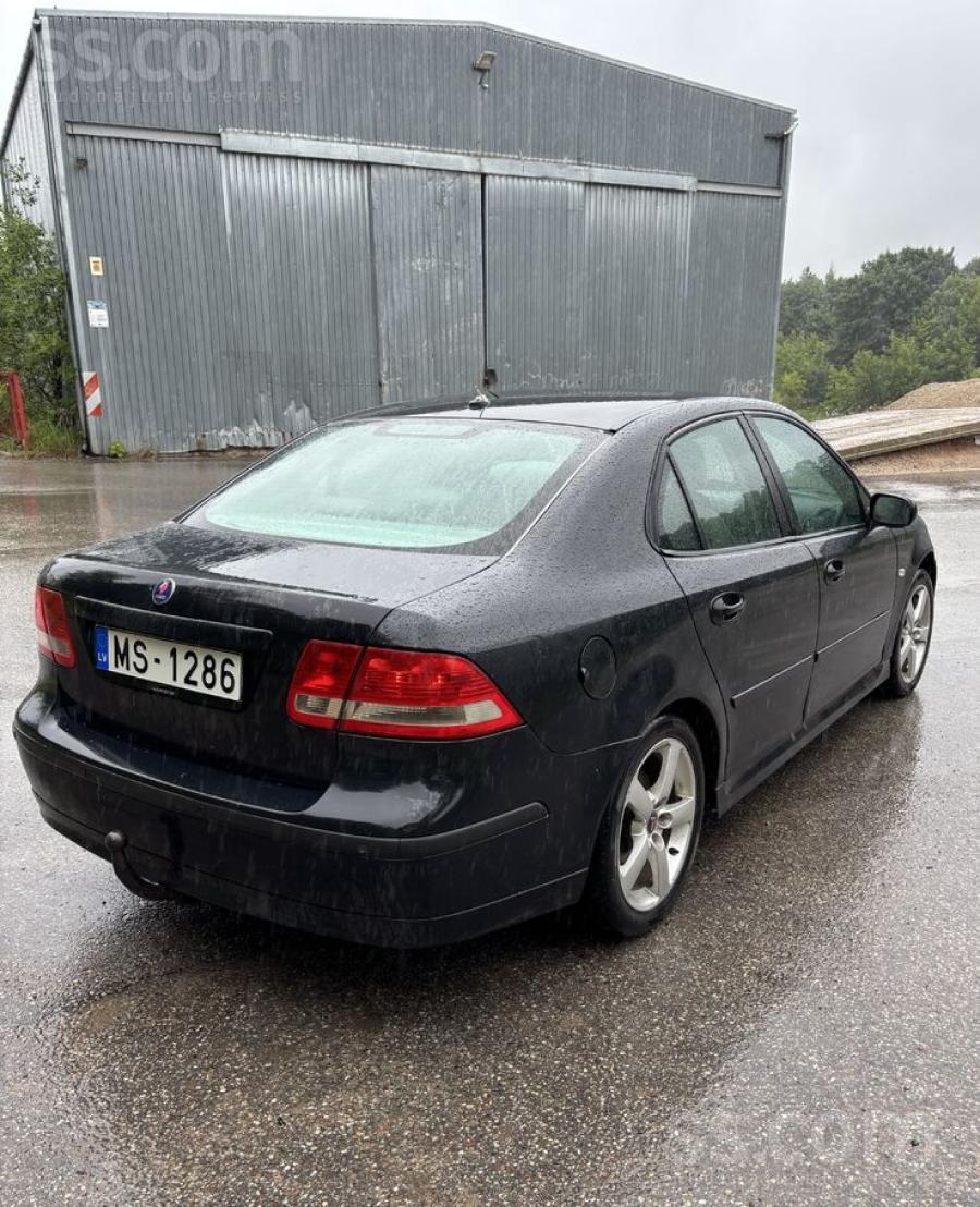 Blue Saab 9-3 2003 in Tukums, with an engine capacity of 2.00 L and mileage of 399 thousand km for 650 €, photo 8 on AUTOMOTO.COM.LV