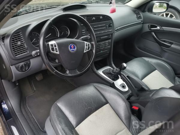 Сааб 9-3 2003 в Тукумс на AUTOMOTO.COM.LV Синий Сааб 9-3 2003 в Тукумс, объемом двигателя 2.20 л и пробегом 293 тыс. км за 1375 €, фото 5 на AUTOMOTO.COM.LV