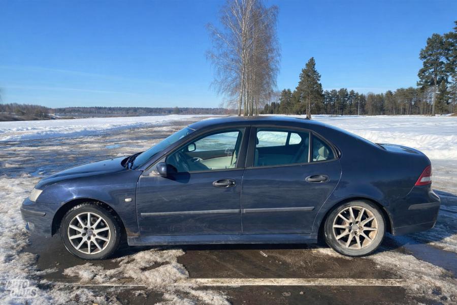 Blue Saab 9-3 2004 in Vilnius, with an engine capacity of 2.00 L and mileage of 335 thousand km for 700 €, photo 3 on AUTOMOTO.COM.LV